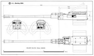 A. L. BENTLEY DRAWINGS | Mauser MG 131 13mm Machine Gun
